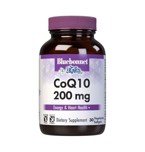 Bluebonnet CoQ10 softgels for energy