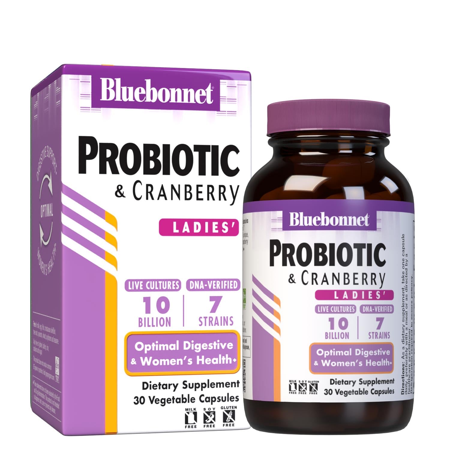 Bluebonnet cranberry probiotic capsules
