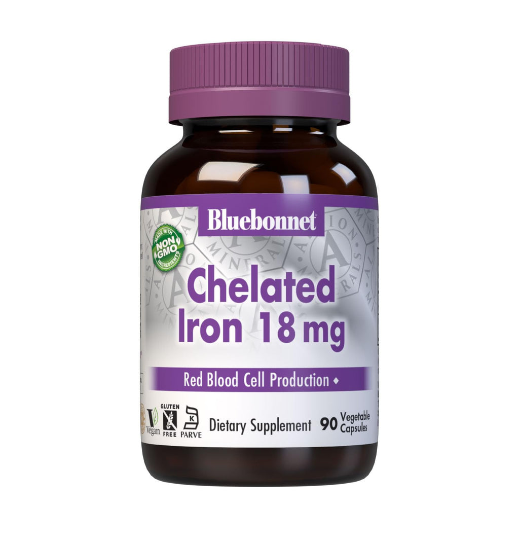 Bluebonnet iron supplement for energy