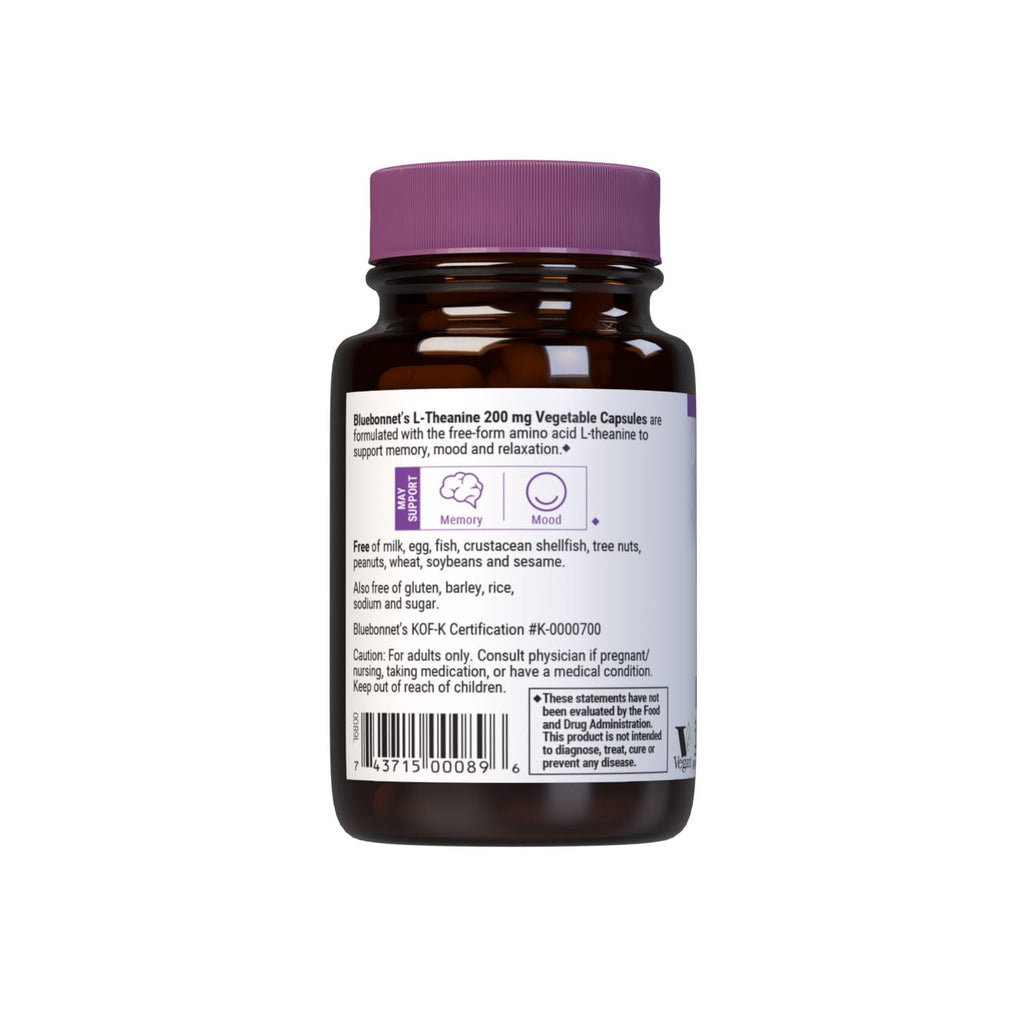 BlueBonnet L-Theanine capsules for athletes