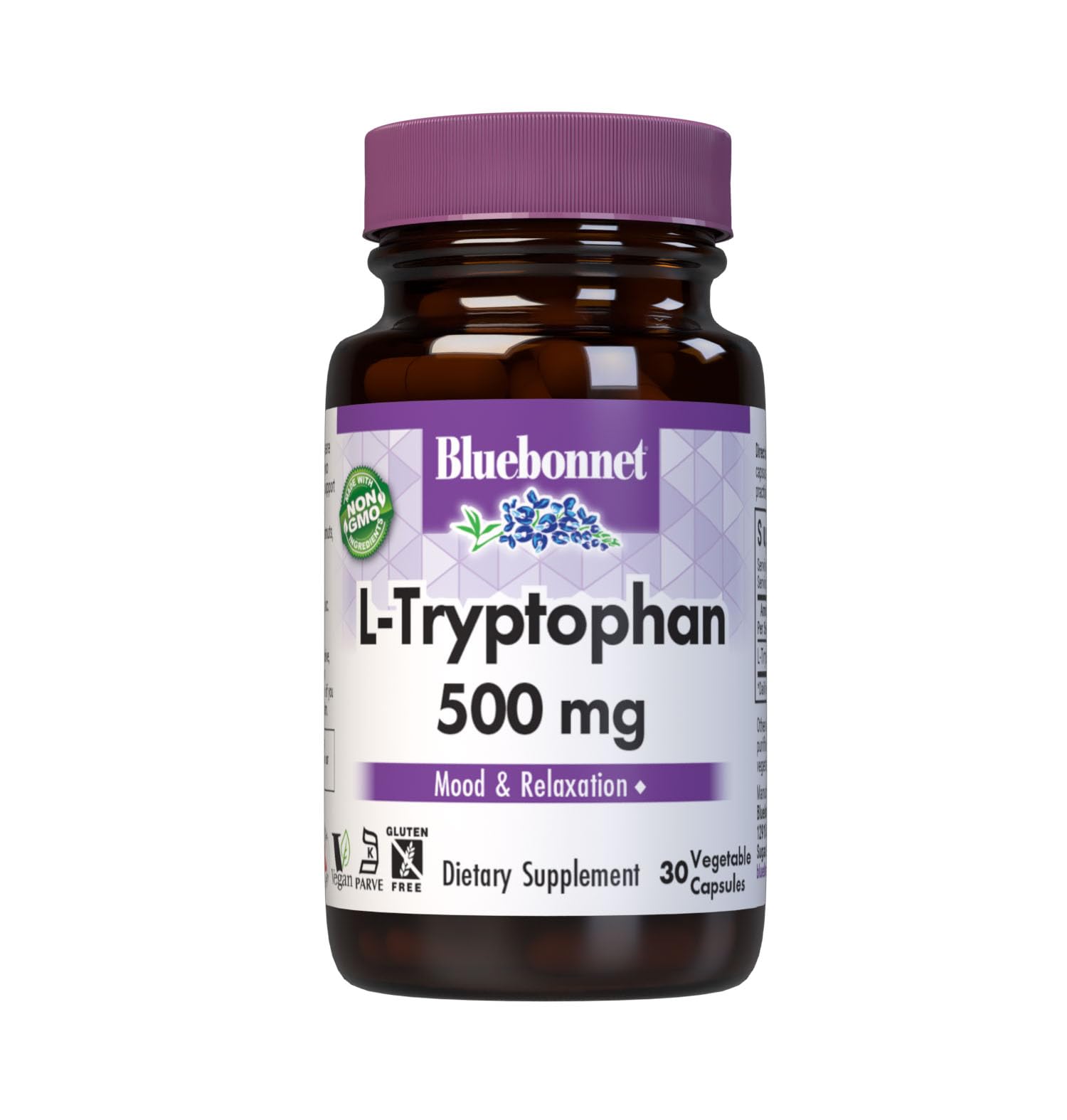 Bluebonnet L-Tryptophan sleep aid capsules