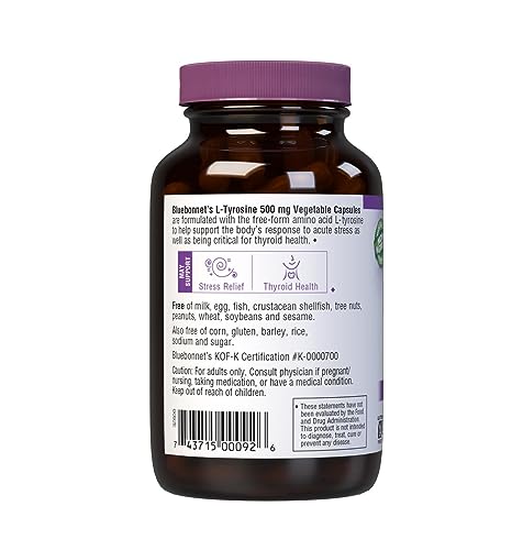 bluebonnet l-tyrosine for stress support