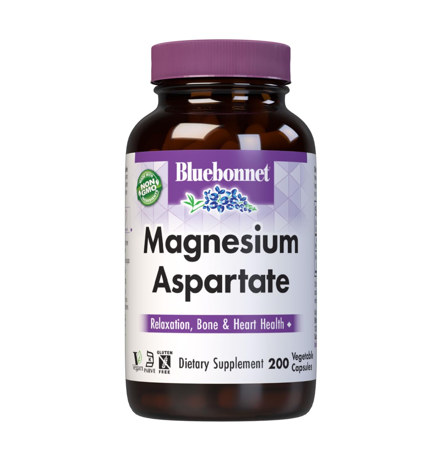 Bluebonnet magnesium capsules for relaxation