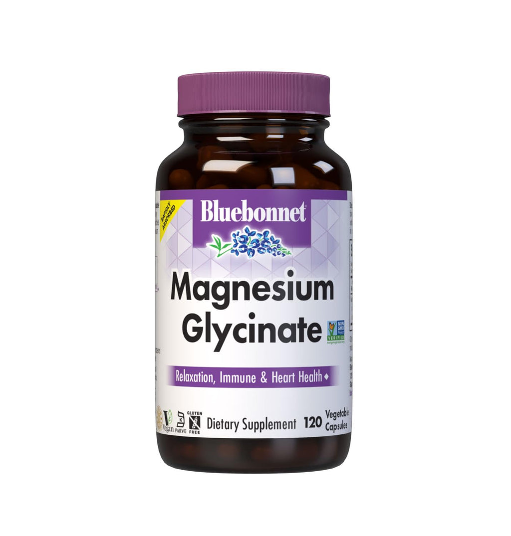 Bluebonnet magnesium glycinate for relaxation