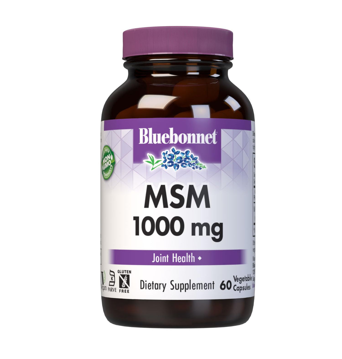 BlueBonnet MSM 1000 mg capsules for joint health