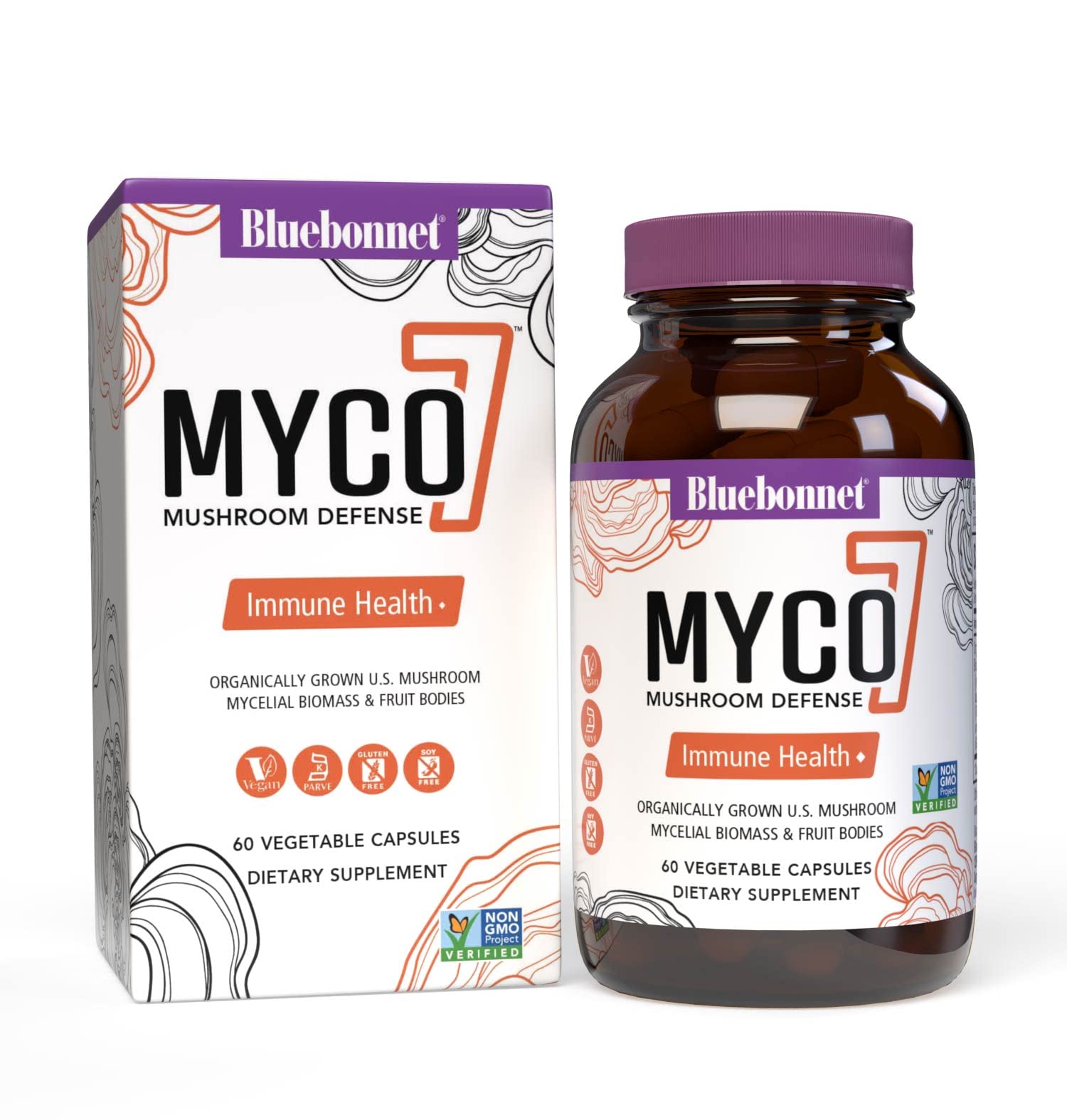 BlueBonnet Myco-7 mushroom complex supplement