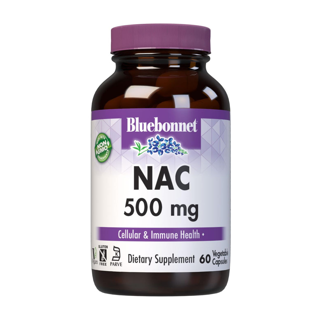 Bluebonnet NAC 500 mg capsules