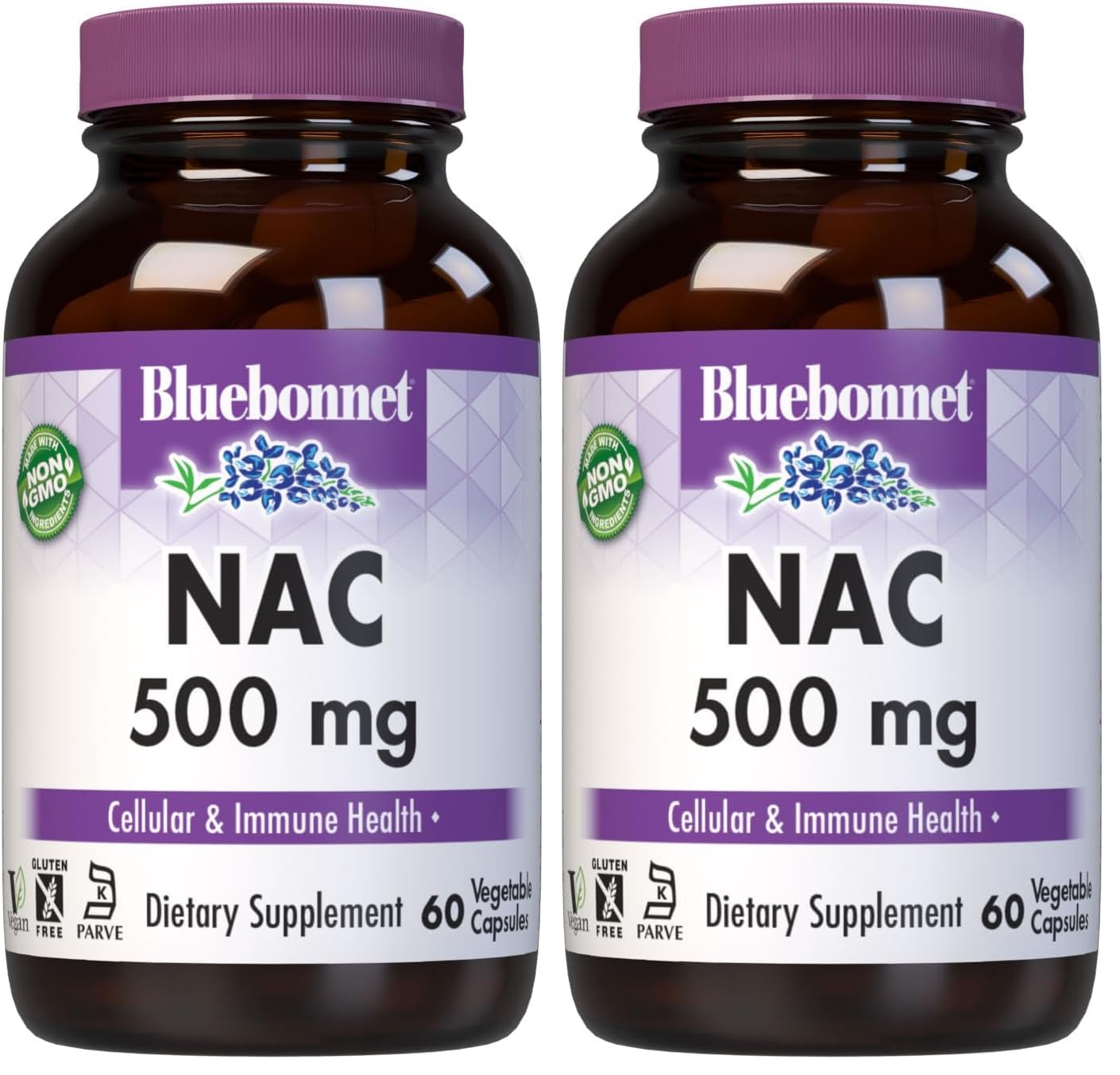BlueBonnet NAC 500 mg capsules