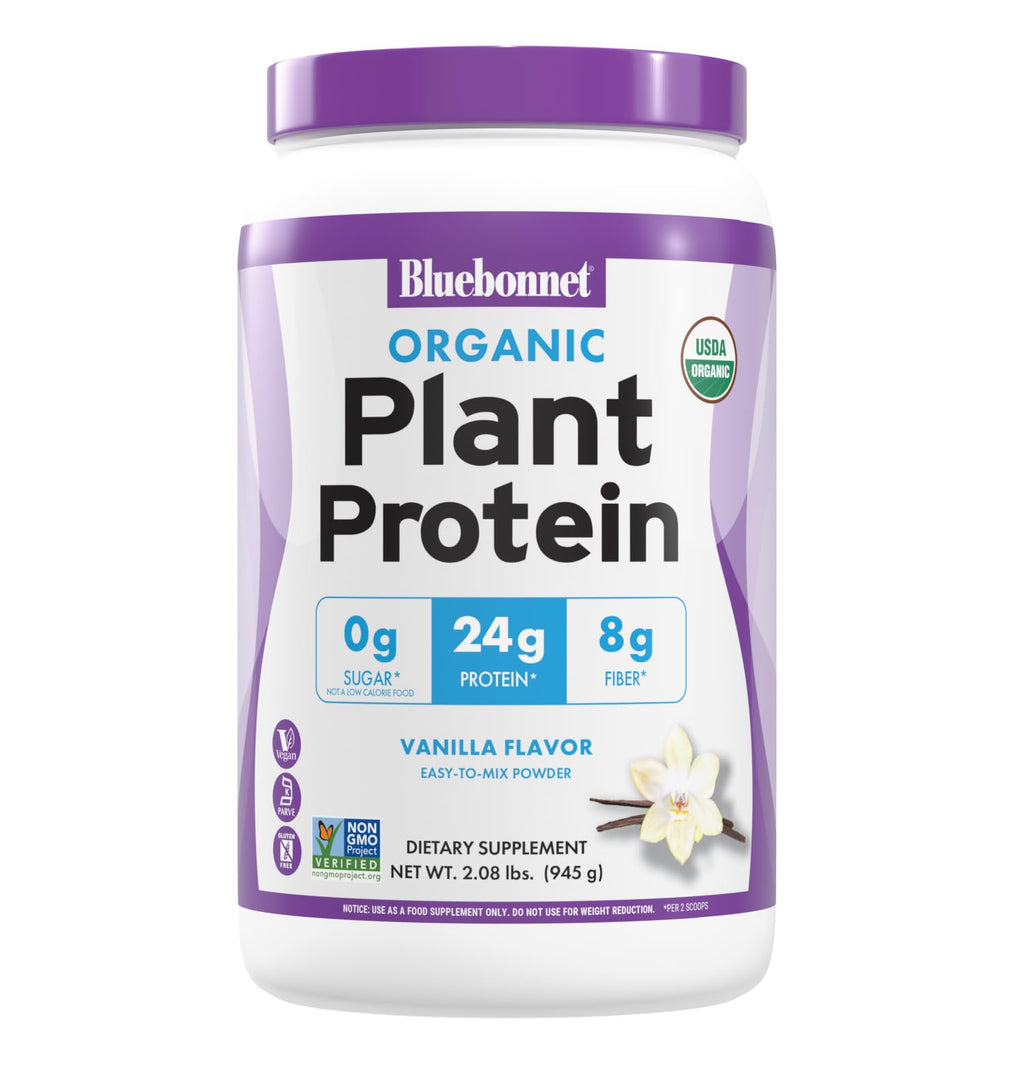 BlueBonnet organic plant protein powder