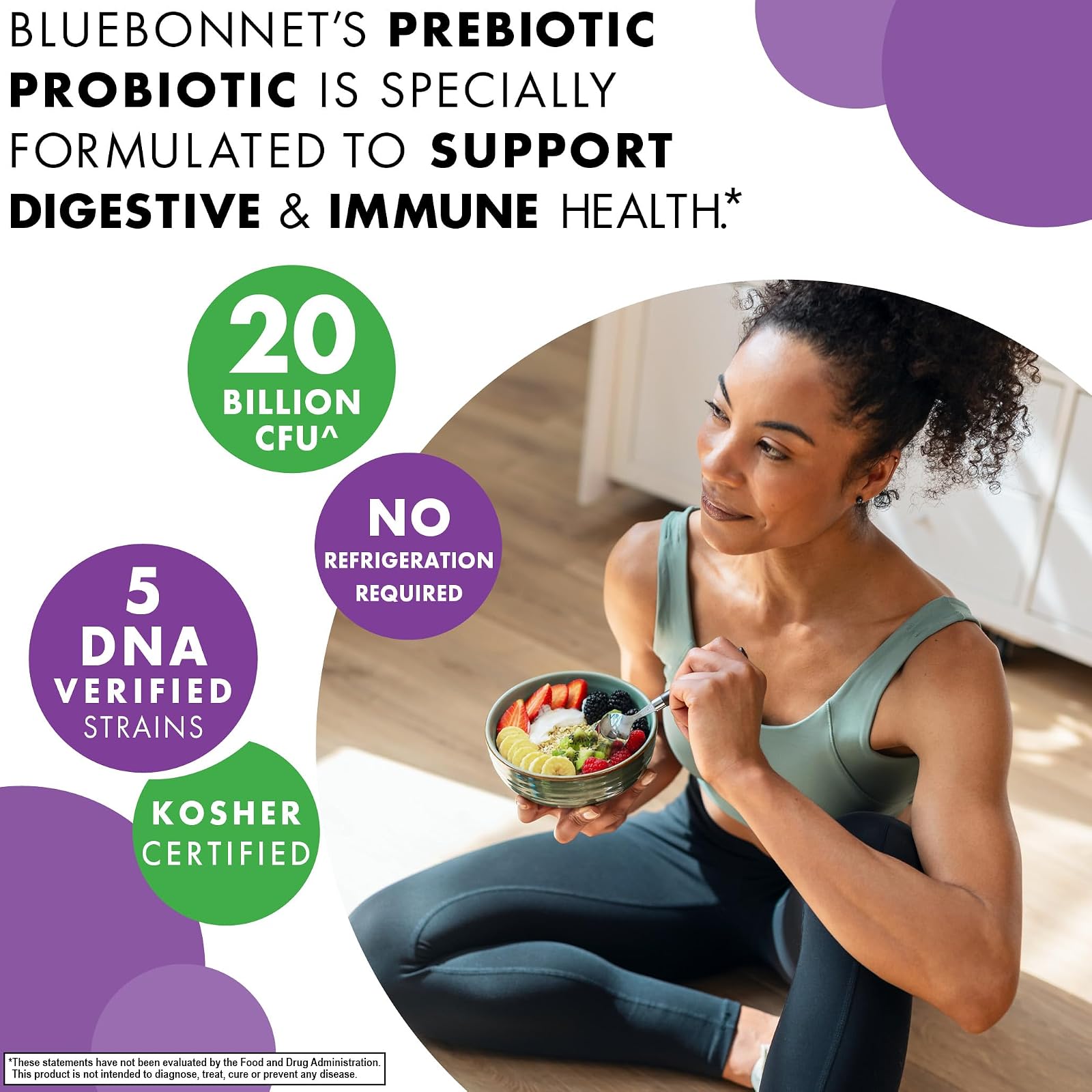 BlueBonnet probiotics for women’s wellness