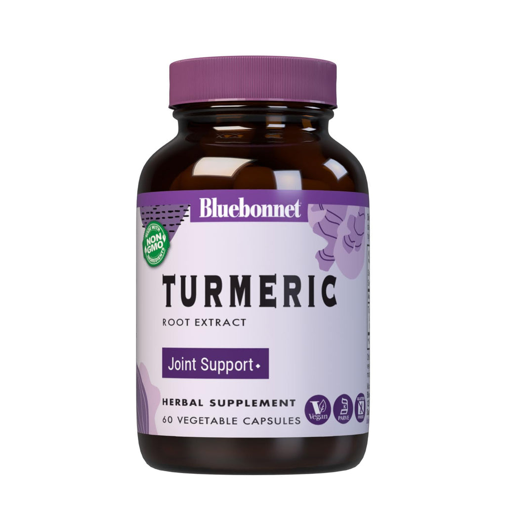 Bluebonnet turmeric root extract capsules