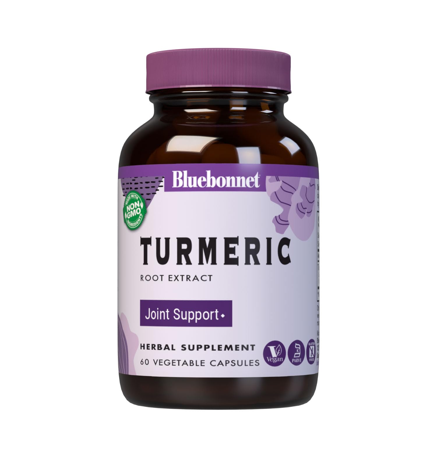 Bluebonnet turmeric root extract capsules