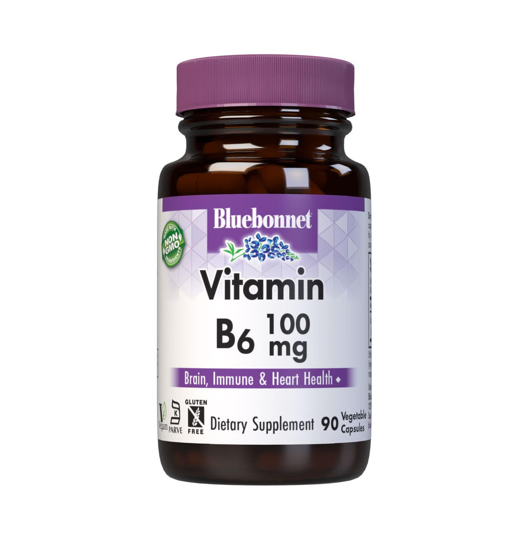 BlueBonnet Vitamin B6 100 mg capsules