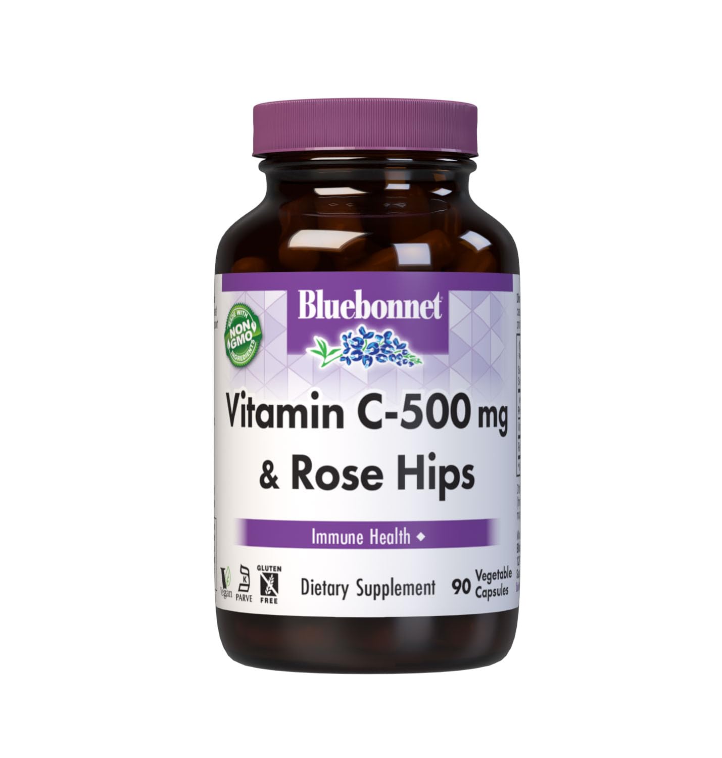 Bluebonnet Vitamin C 500 mg capsules