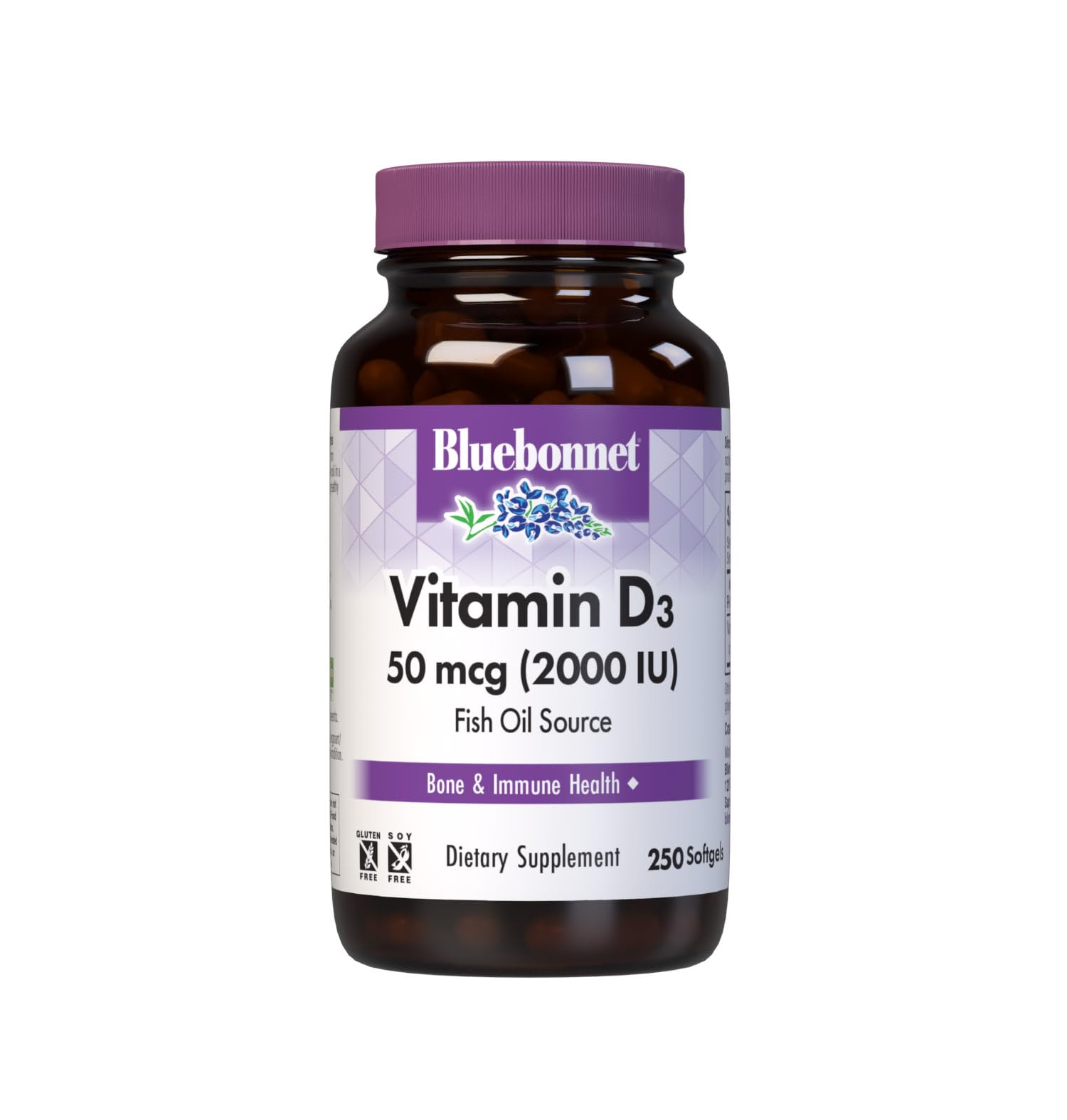 Bluebonnet Vitamin D3 2000 IU softgels