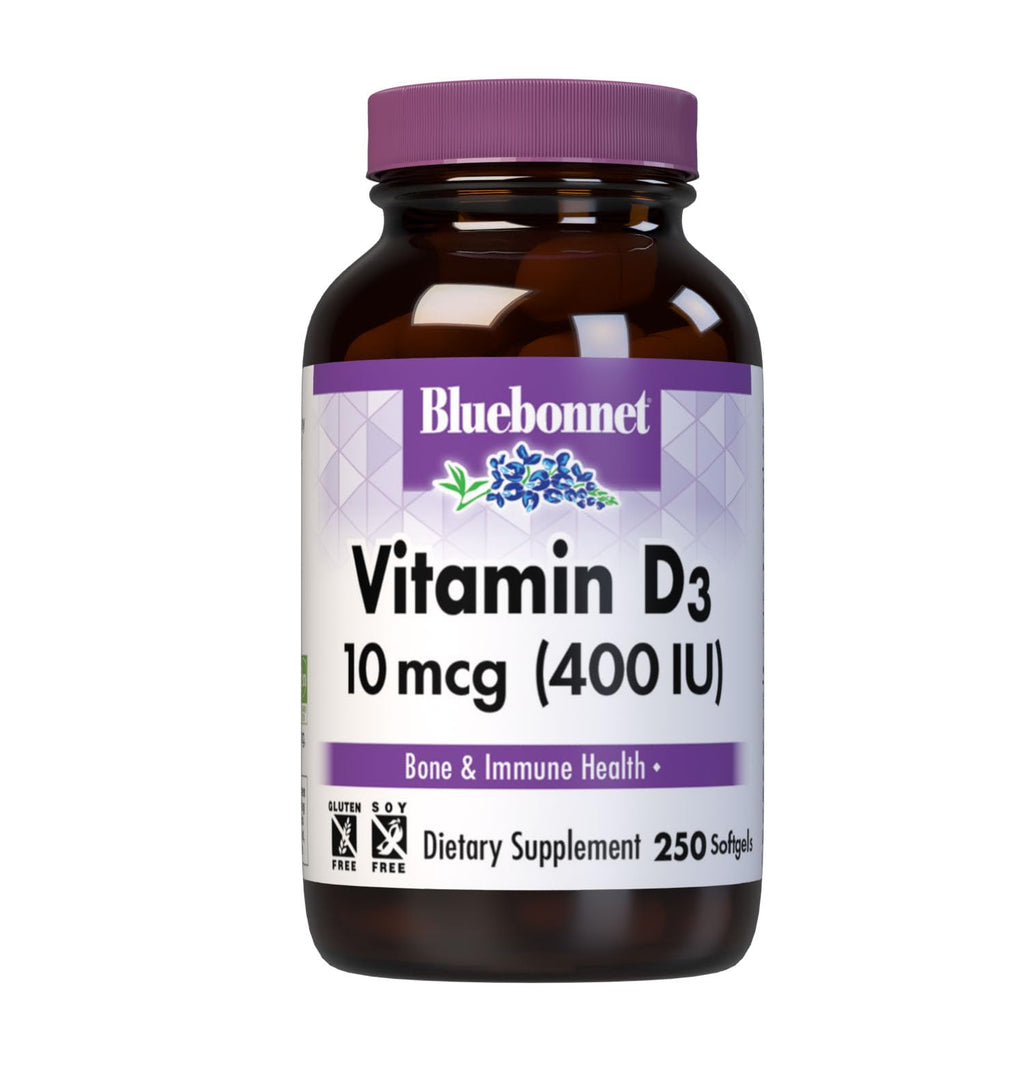 BlueBonnet Vitamin D3 400 IU capsules