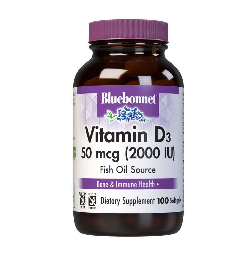 BlueBonnet Vitamin D3 softgels for immunity