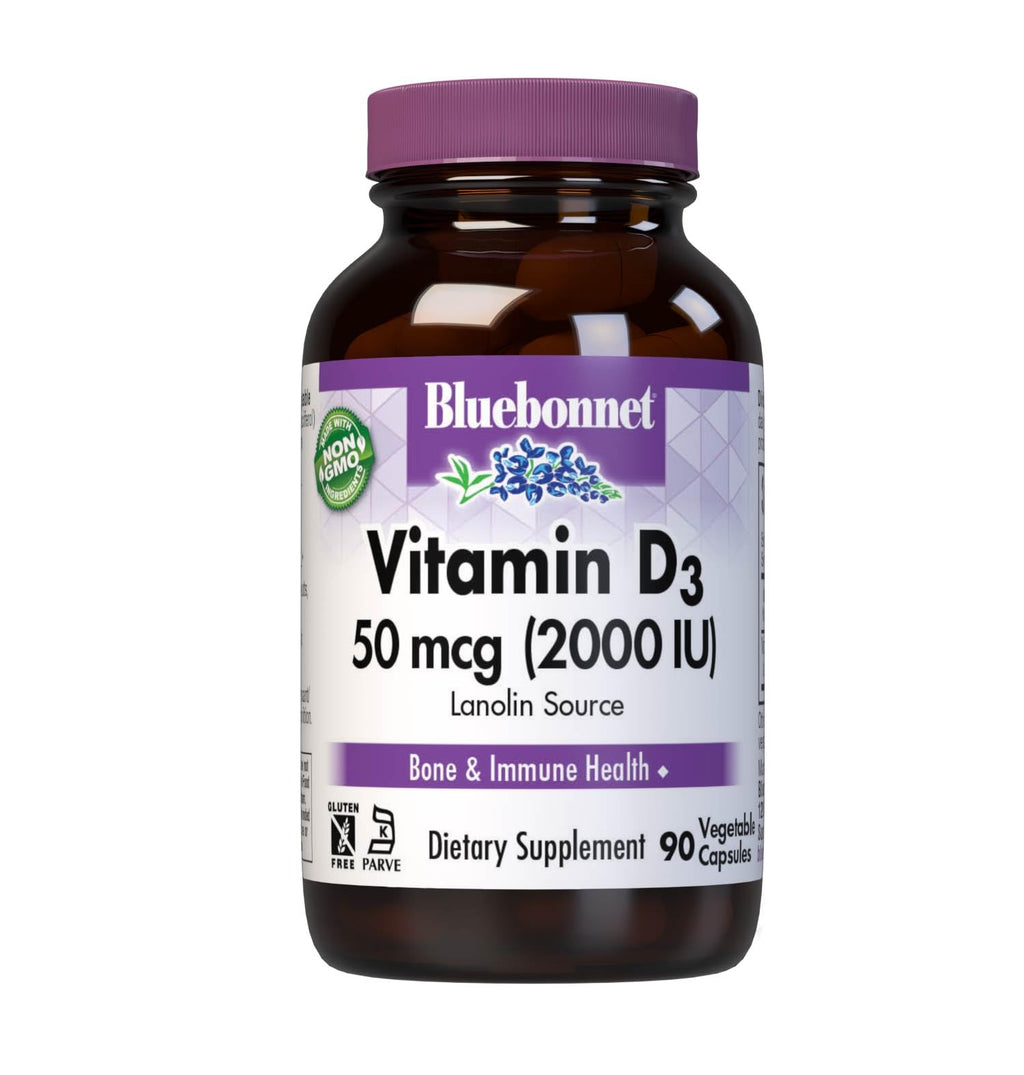 Bluebonnet vitamin D3 vegetable capsules