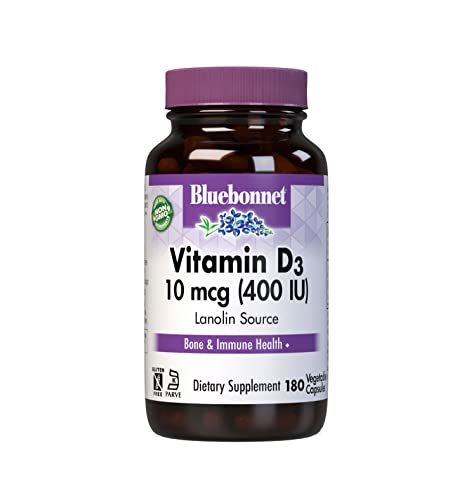 Bluebonnet Vitamin D3 vegetable capsules