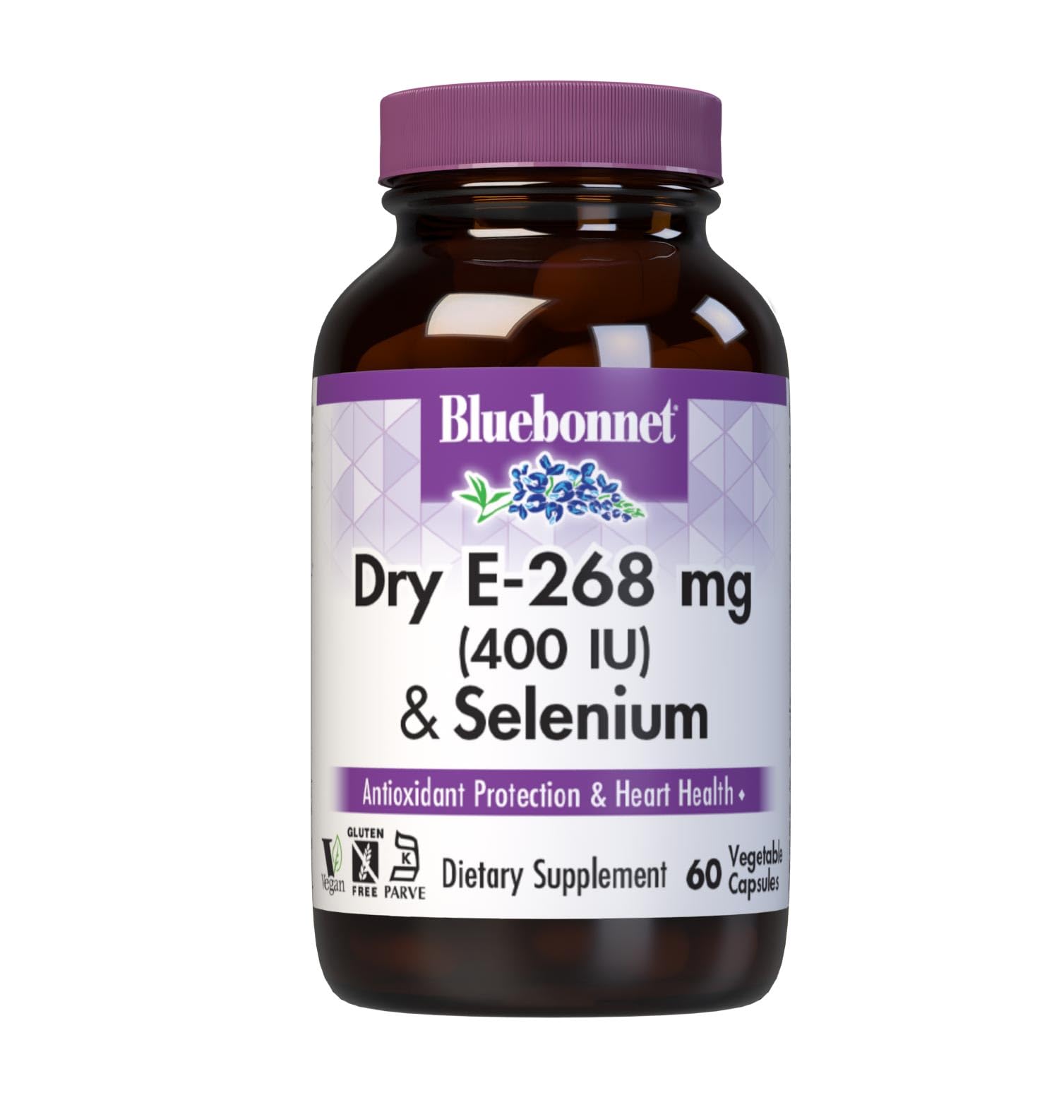 BlueBonnet vitamin E capsules for wellness
