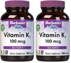 BlueBonnet vitamin K1 caplets for bone health