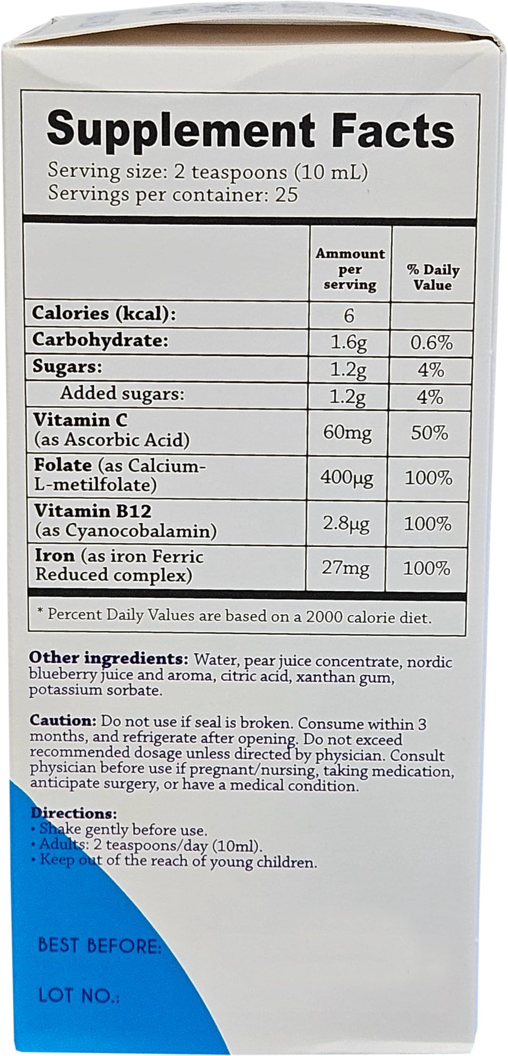 BLUEIRON fe iron for optimal wellness