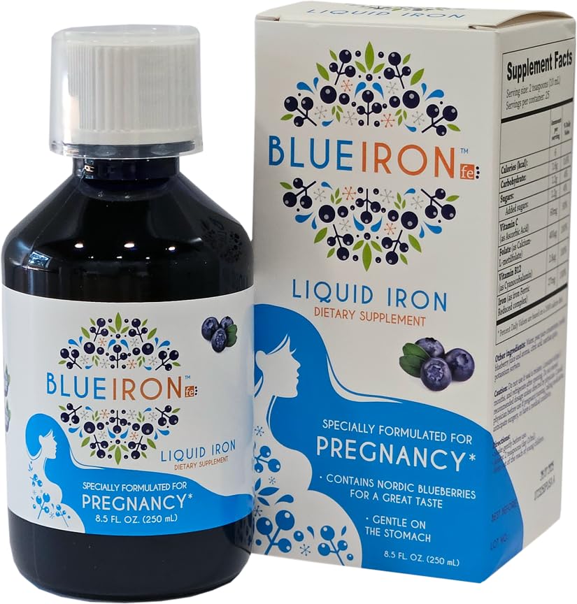 BLUEIRON fe pregnancy iron supplement