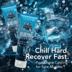 Blueline cream for muscle relaxation