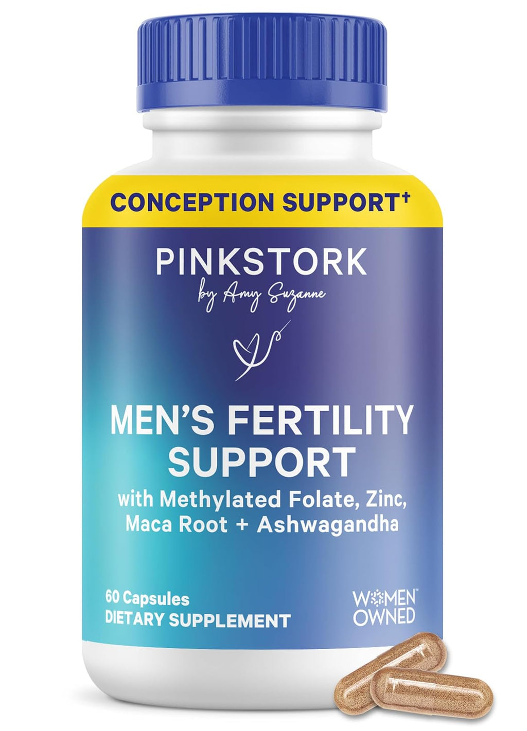 BlueStork men's fertility support capsules