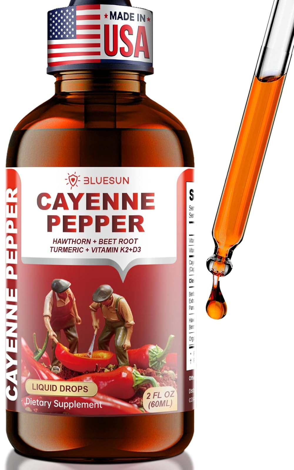 Bluesun cayenne pepper drops for cooking