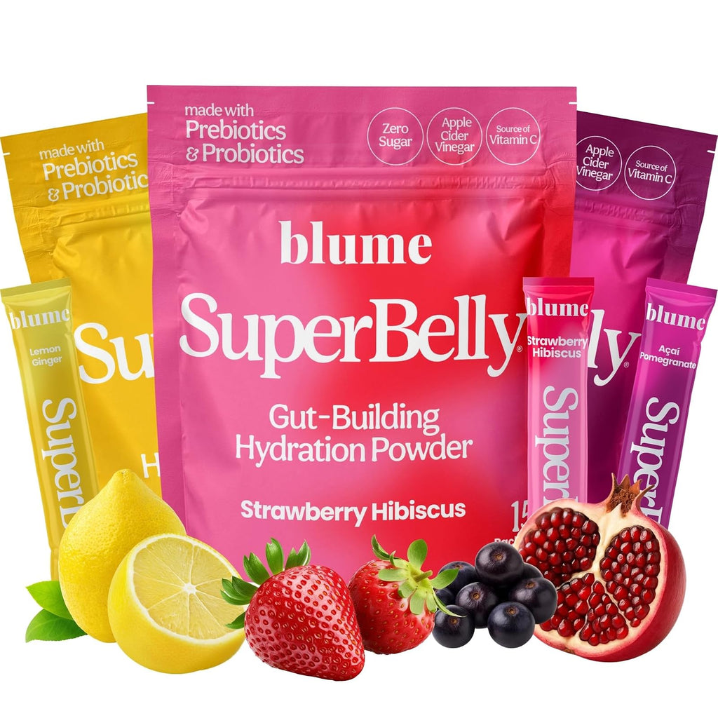 Blume SuperBelly hydration sticks
