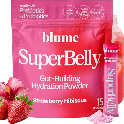 Blume SuperBelly strawberry hibiscus probiotics