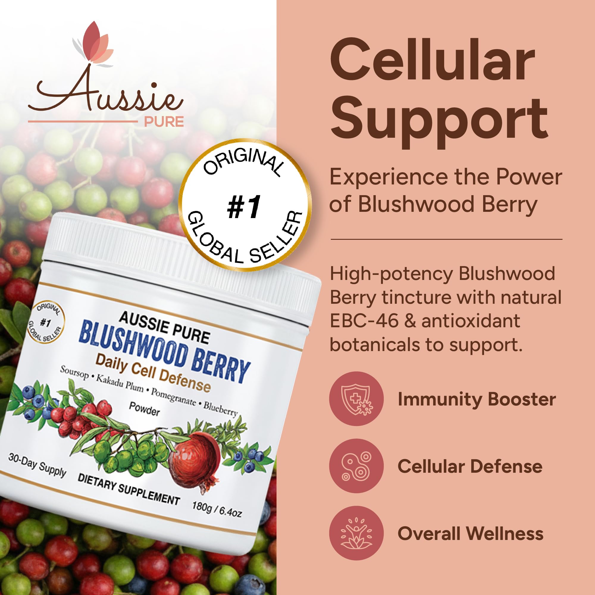 Blushwood berry vitamin for wellness