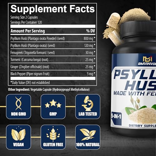 BMVINVOL psyllium husk for gut health