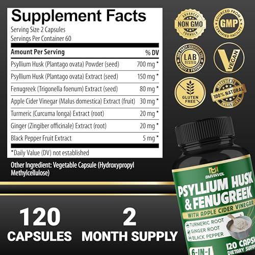 BMVINVOL psyllium husk with turmeric