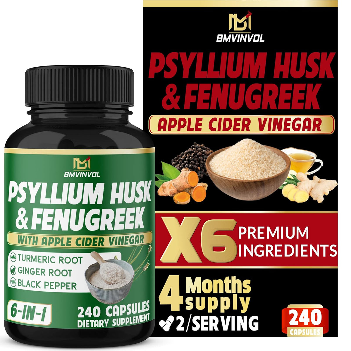 BMVINVOL turmeric & curcumin blend