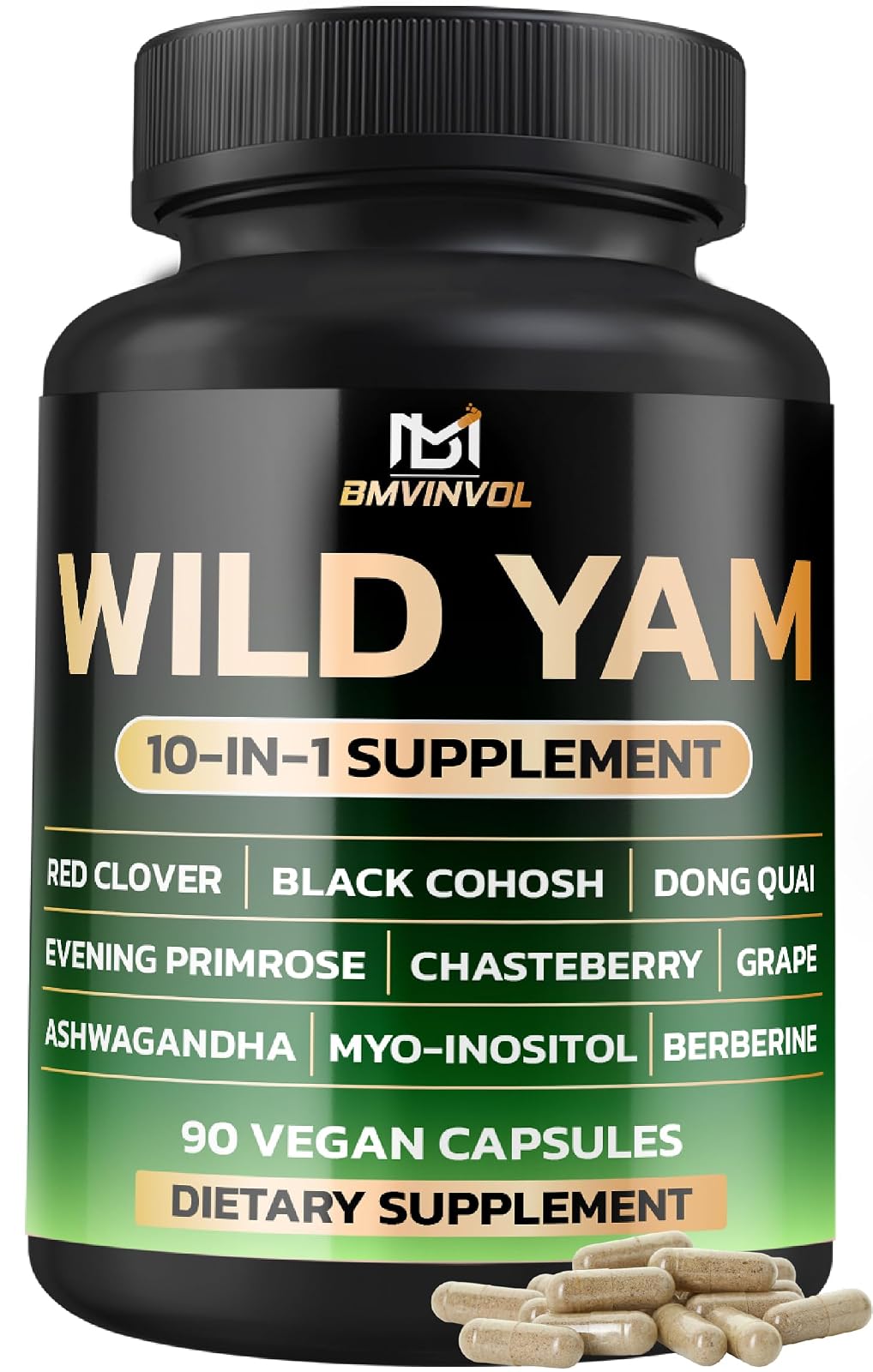BMVINVOL Wild Yam capsules for hormonal balance