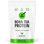Boba Tea whey protein matcha latte