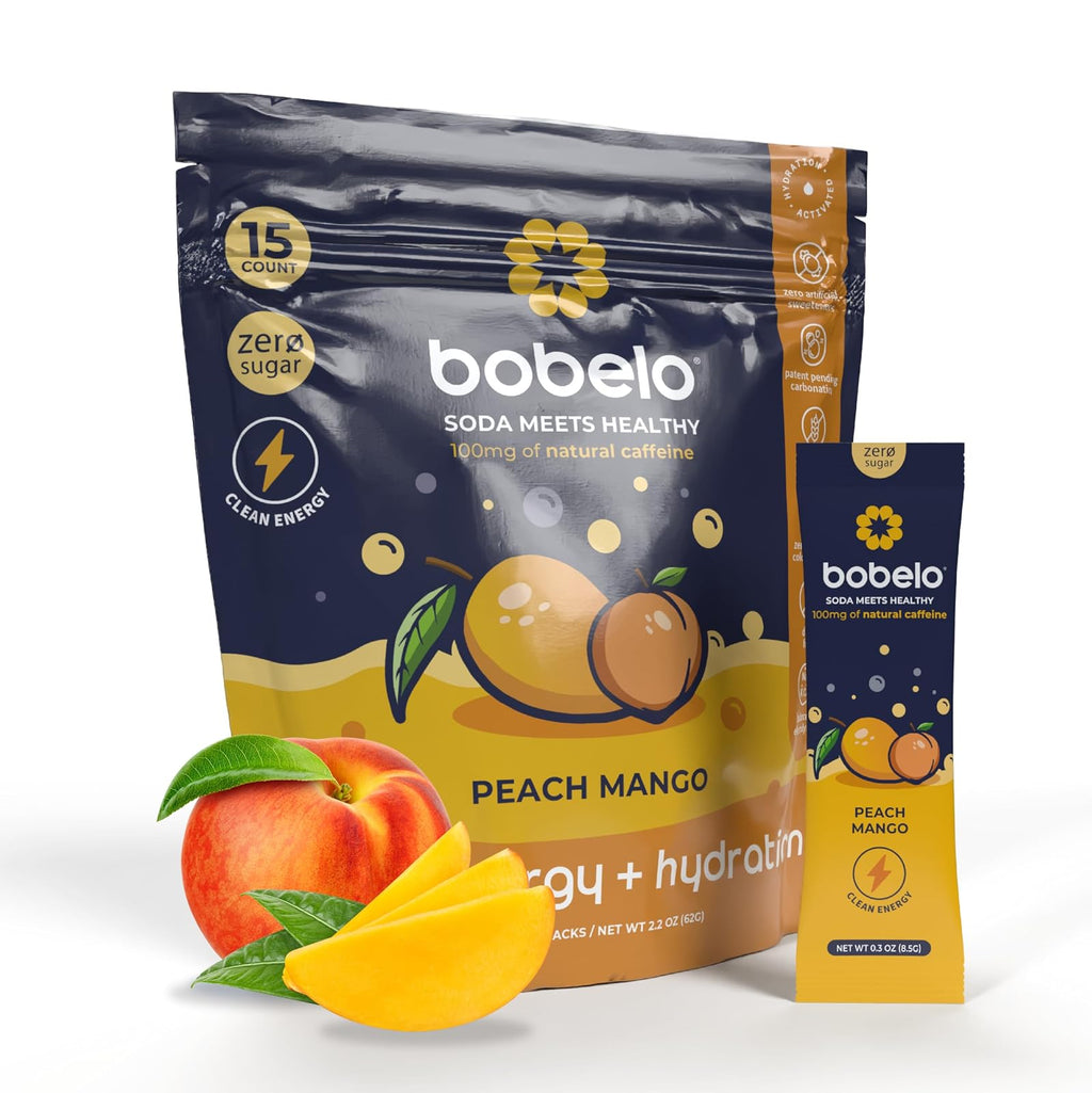 Bobelo self-carbonating energy drink mix