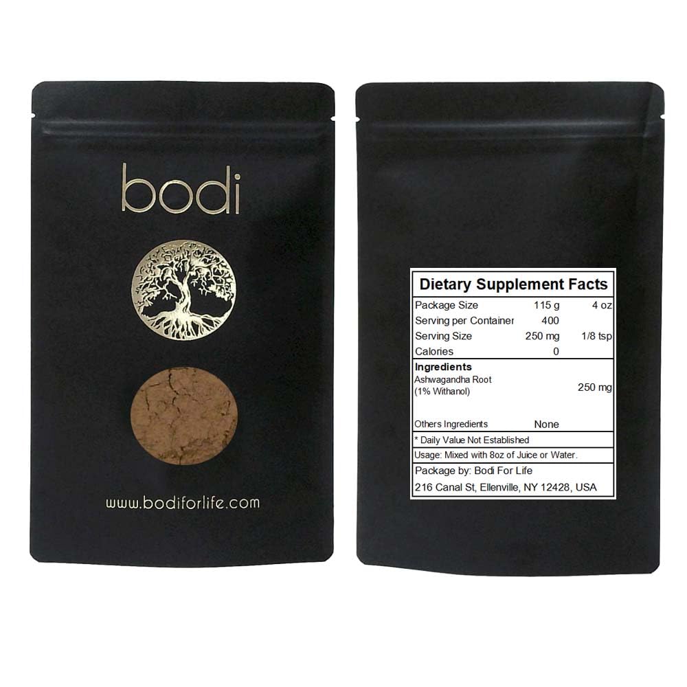 Bodi Ashwagandha root powder benefits
