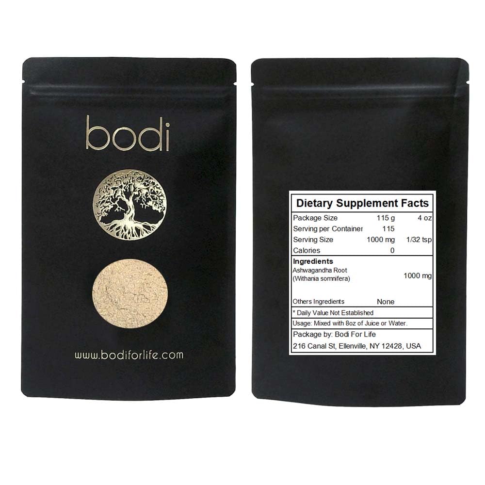 Bodi Ashwagandha root powder benefits