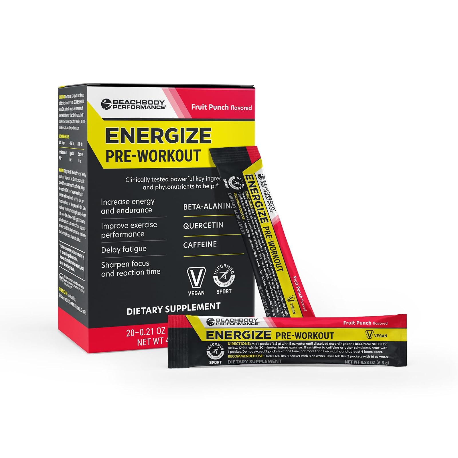 BODi Energize pre-workout powder benefits