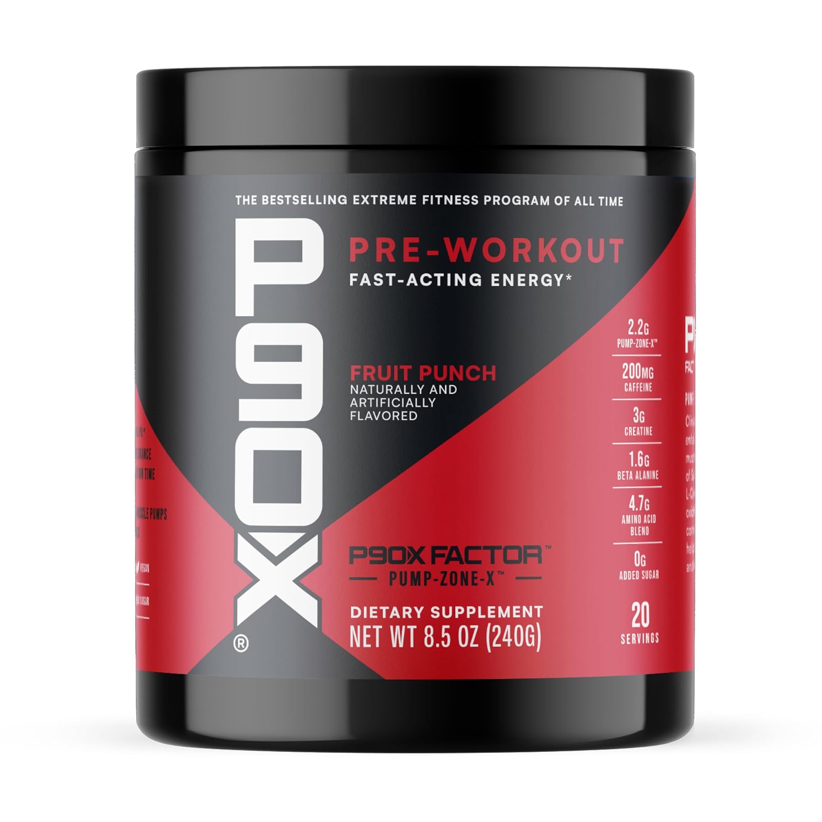 BODi P90X pre-workout fruit punch