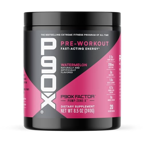 BODi P90X pre-workout powder watermelon