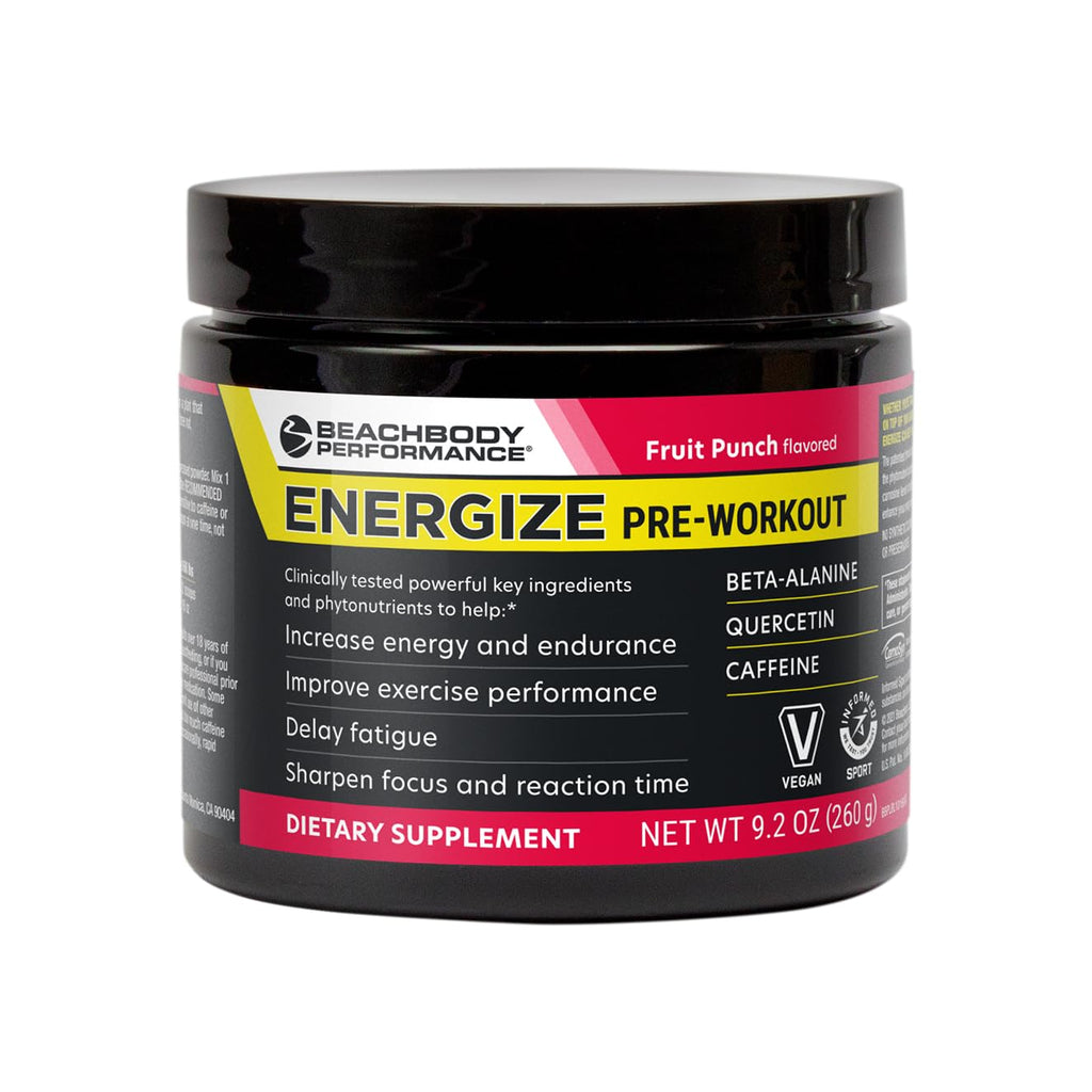 BODi pre-workout powder for energy