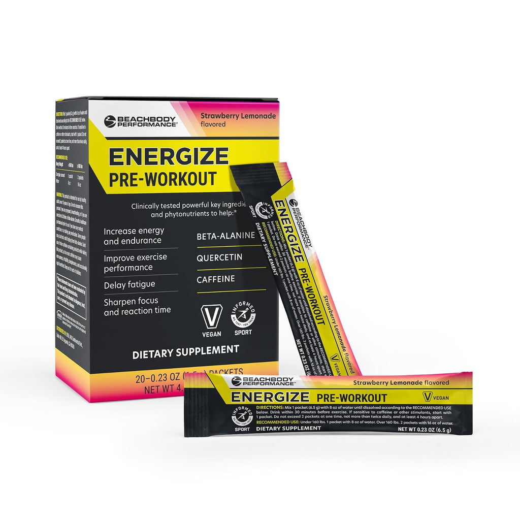 BODi pre-workout strawberry lemonade flavour