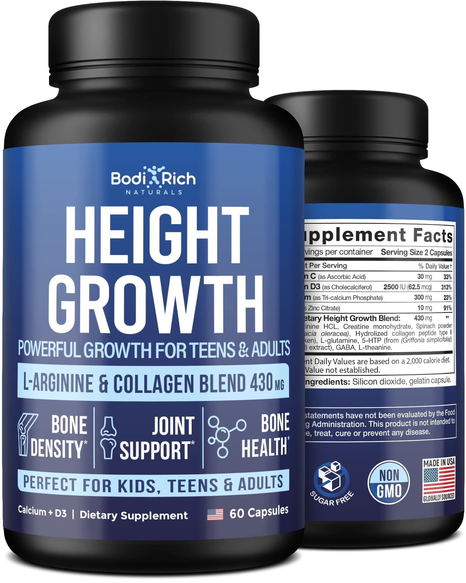 Bodirich height growth supplement