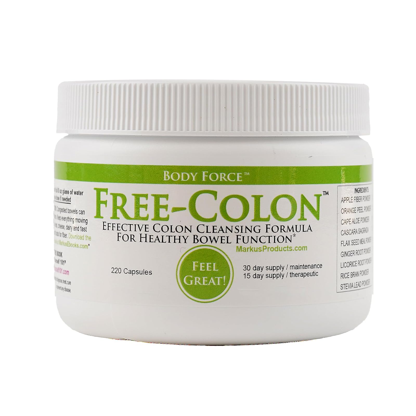 Body Force Colon Formula detox capsules
