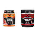 Body Fortress strawberry whey protein powder