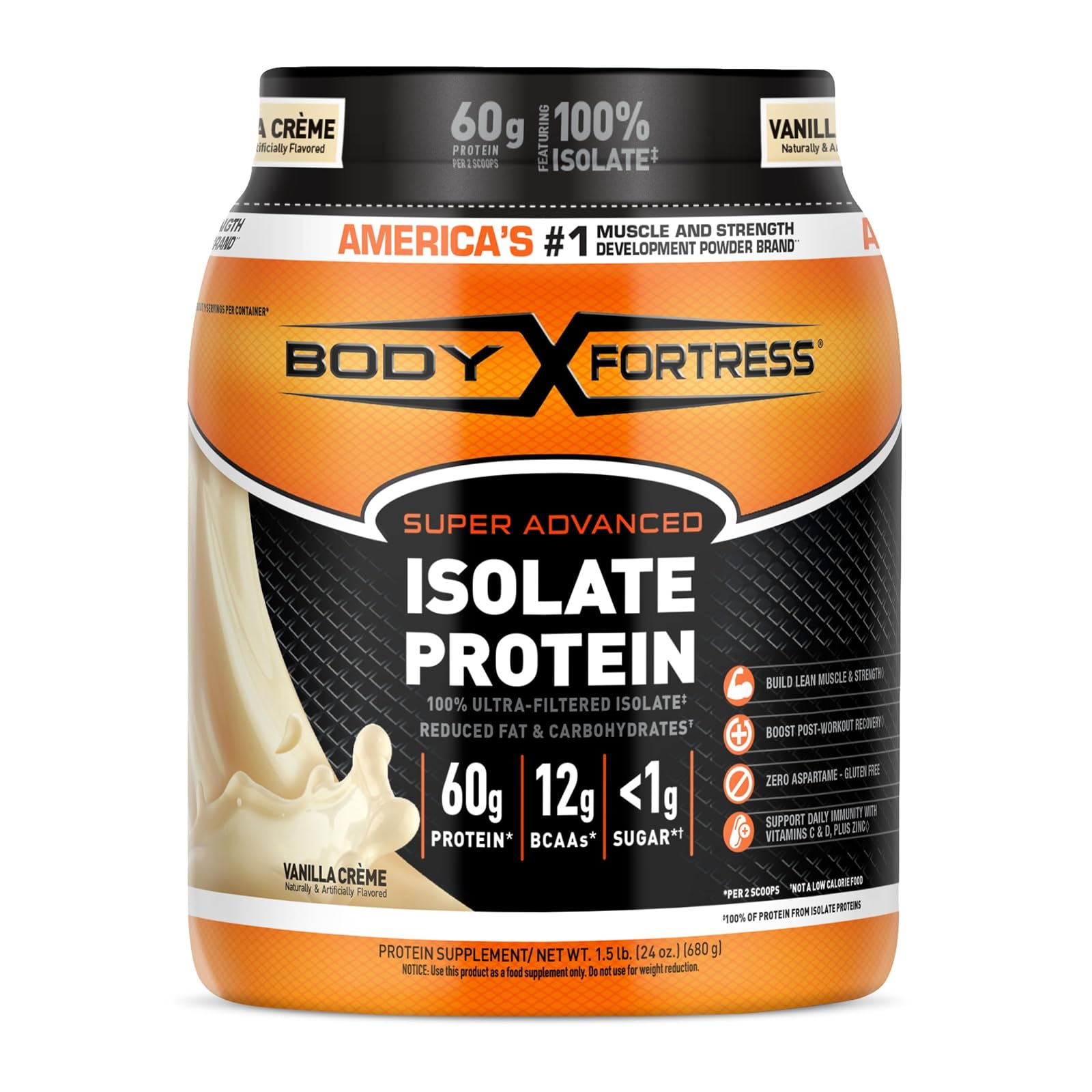 Body Fortress whey protein isolate